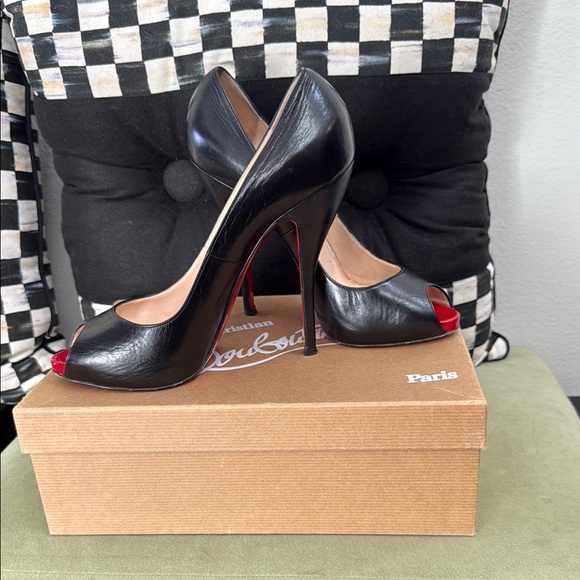 Christian Louboutin | Shoes | Christian Louboutin Black And Red ...